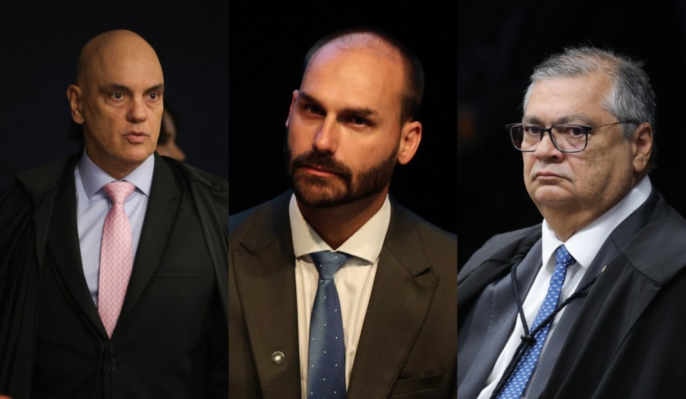 Moraes pede que Dino marque julgamento de Eduardo Bolsonaro- Ric.com.br